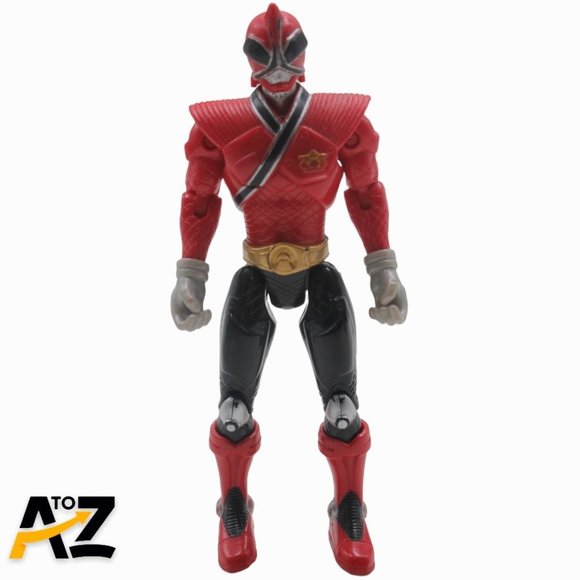 Toys | Mmpr Power Rangers Super Samurai Mega Red Fire Ranger 45 Figure ...